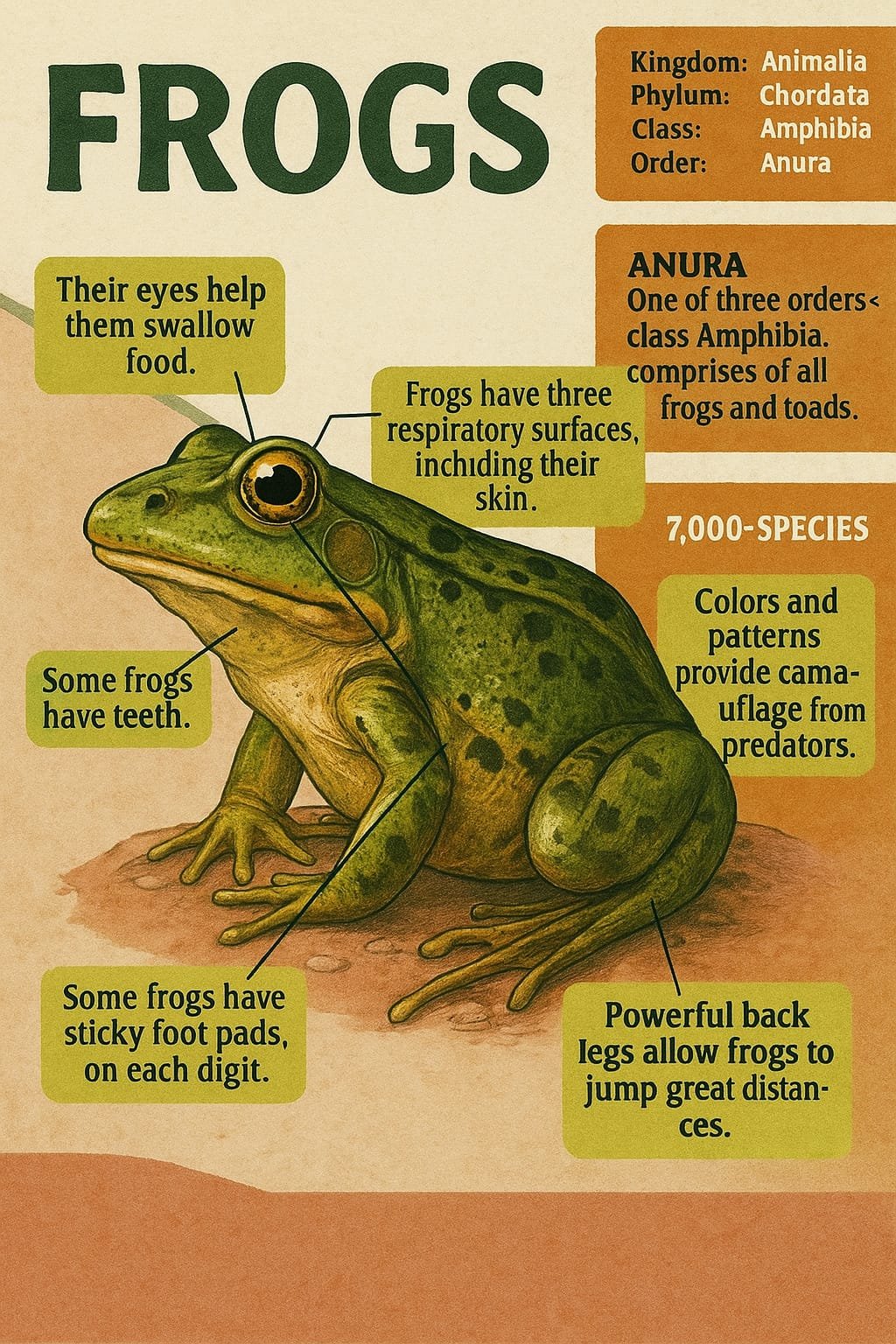 Frogs: Structure, General Characteristic, Adaptations and Significance ...